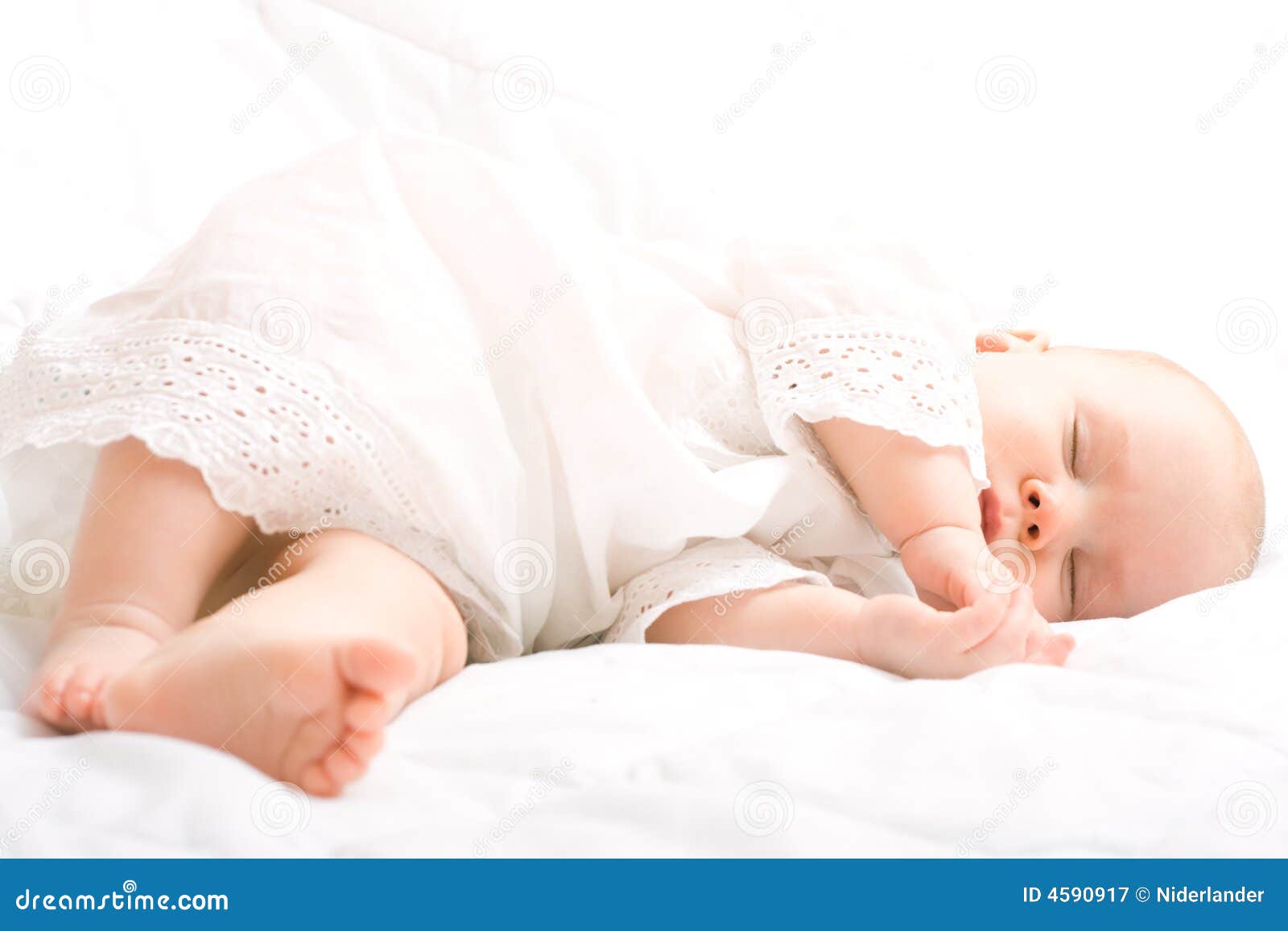 Cute little baby sleeping stock image. Image of caucasian - 4590917