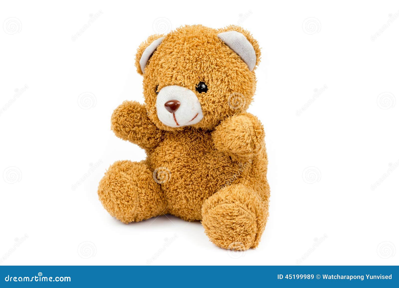 Cute little bear stock image. Image of present, teddy - 45199989
