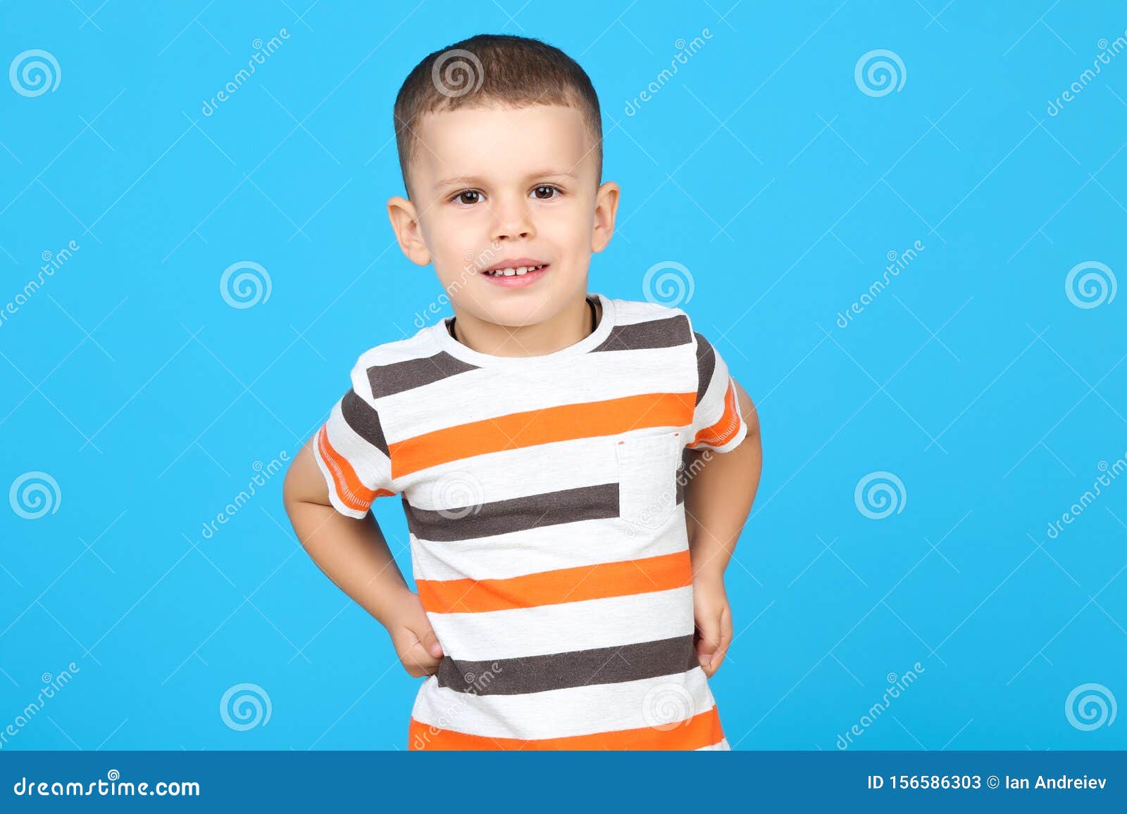 Cute little boy stock image. Image of happiness, childhood - 156586303
