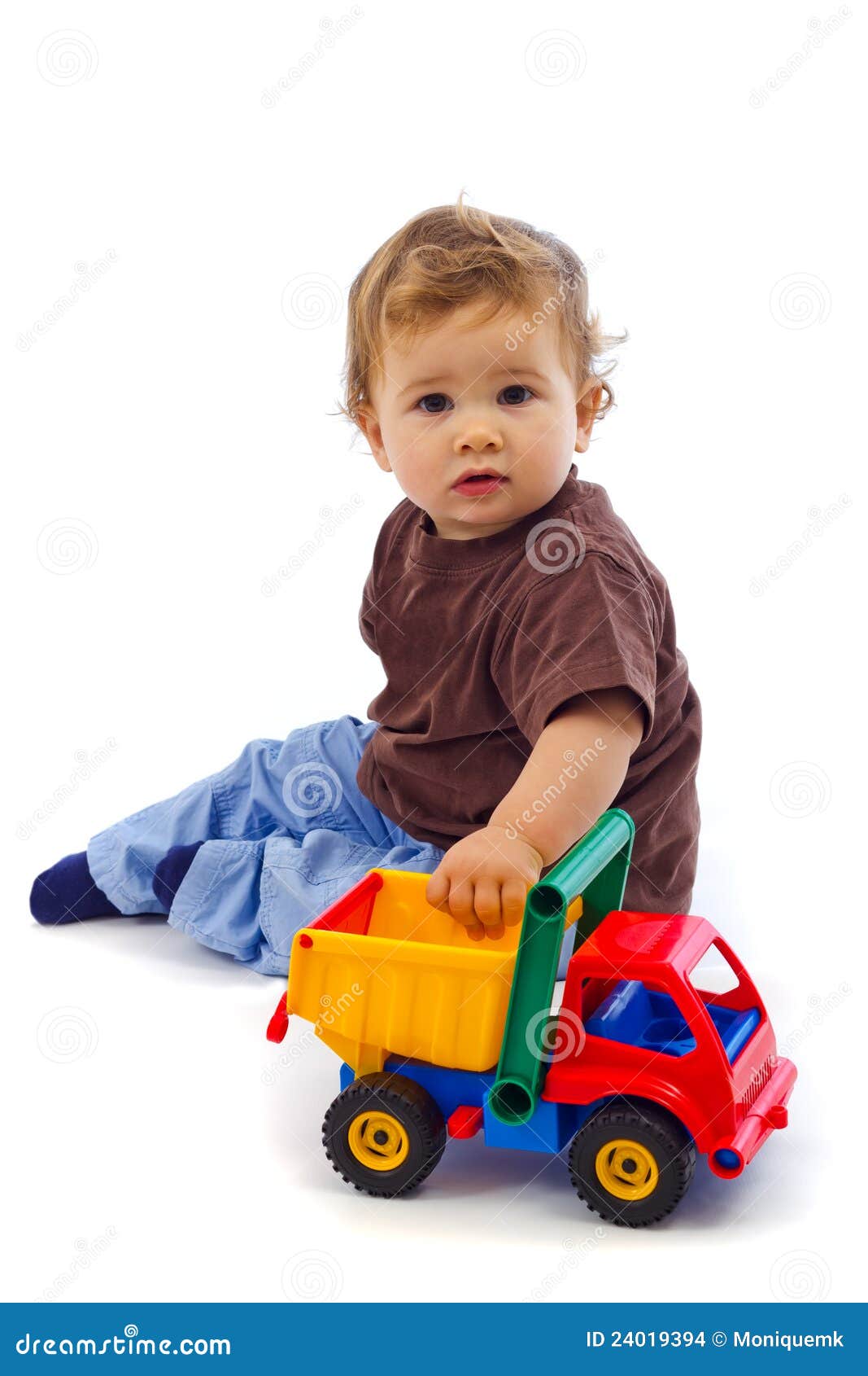 Cute little boy with car stock photo. Image of beautiful - 24019394