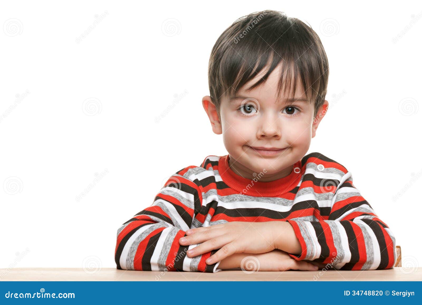 Cute Little Boy at the Desk Stock Photo - Image of people, class: 34748820