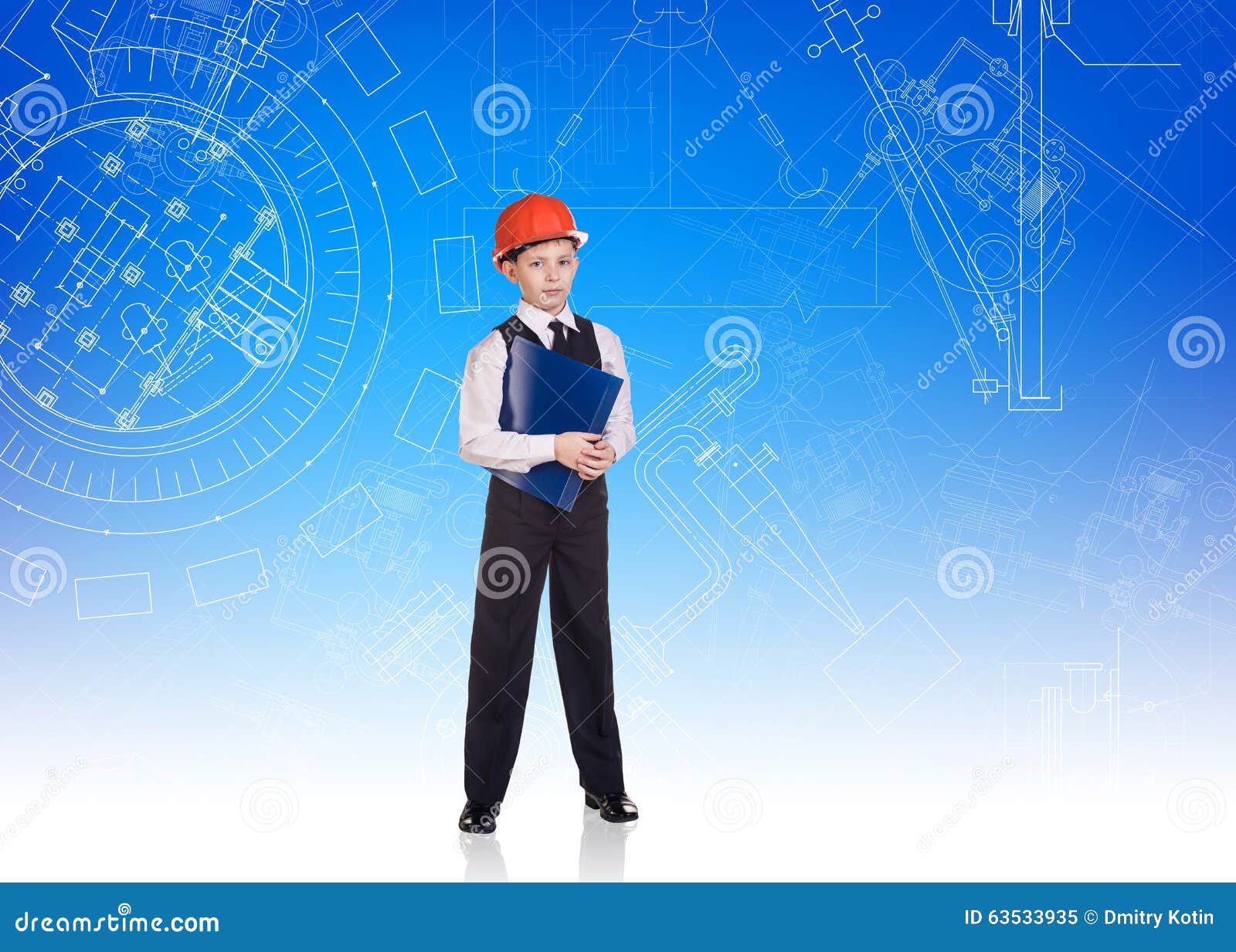 Cute little boy engineer stock image. Image of handsome - 63533935