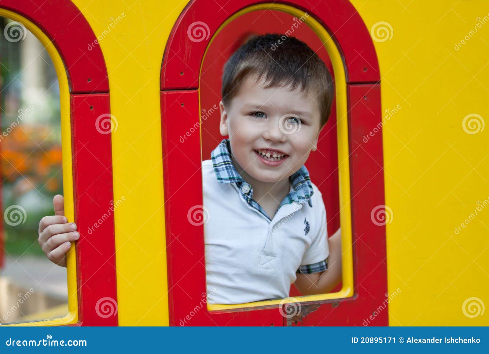 Cute Little Boy Having Fun. Stock Image - Image of life, child: 20895171