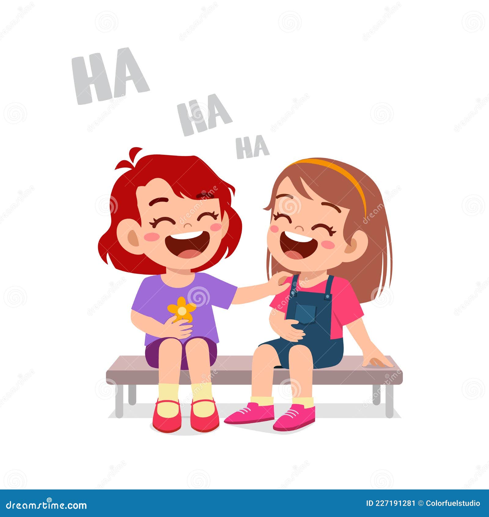 Friends Laughing Clipart