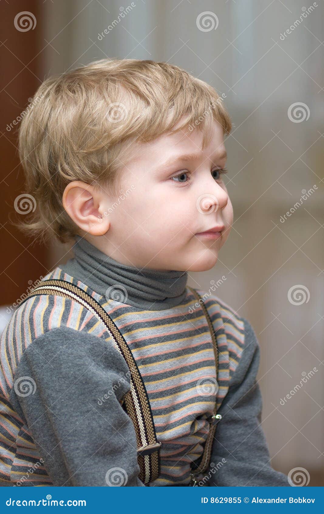 Cute Little Boy Looking Forward Stock Image - Image of lips, beautiful ...