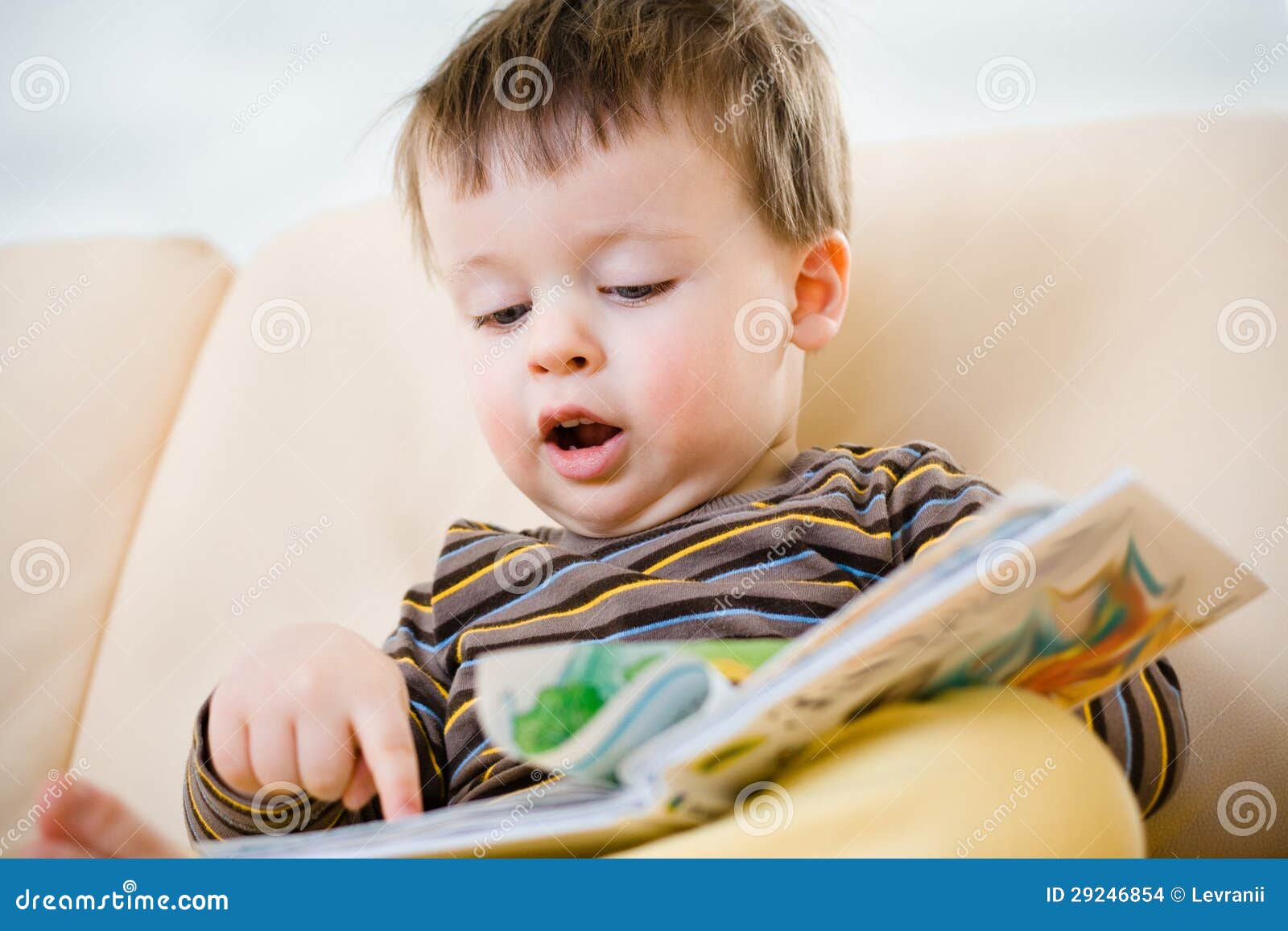 Cute Little Boy Reading Book On Sofa Stock Images - Image: 29246854 Cute Little Boy Reading Book On Sofa Stock Images - Image: 29246854