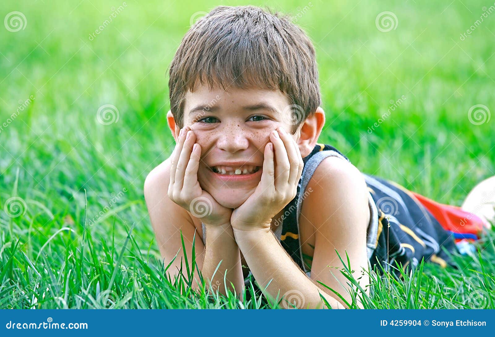 Cute Little Boy Smiling stock photo. Image of face, boys - 4259904