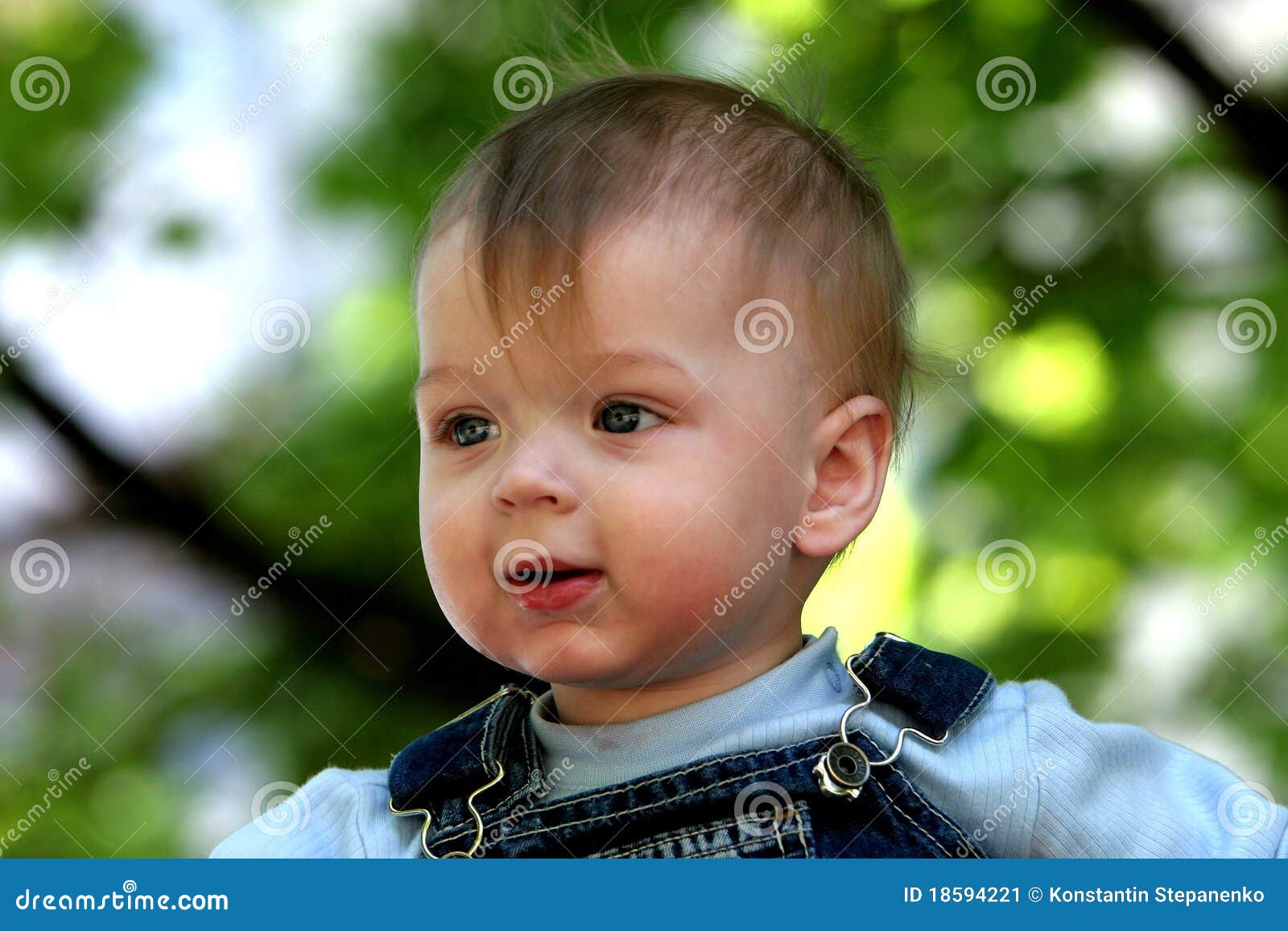 Cute Little Boy Summer Action Stock Image - Image of beautiful, cute ...