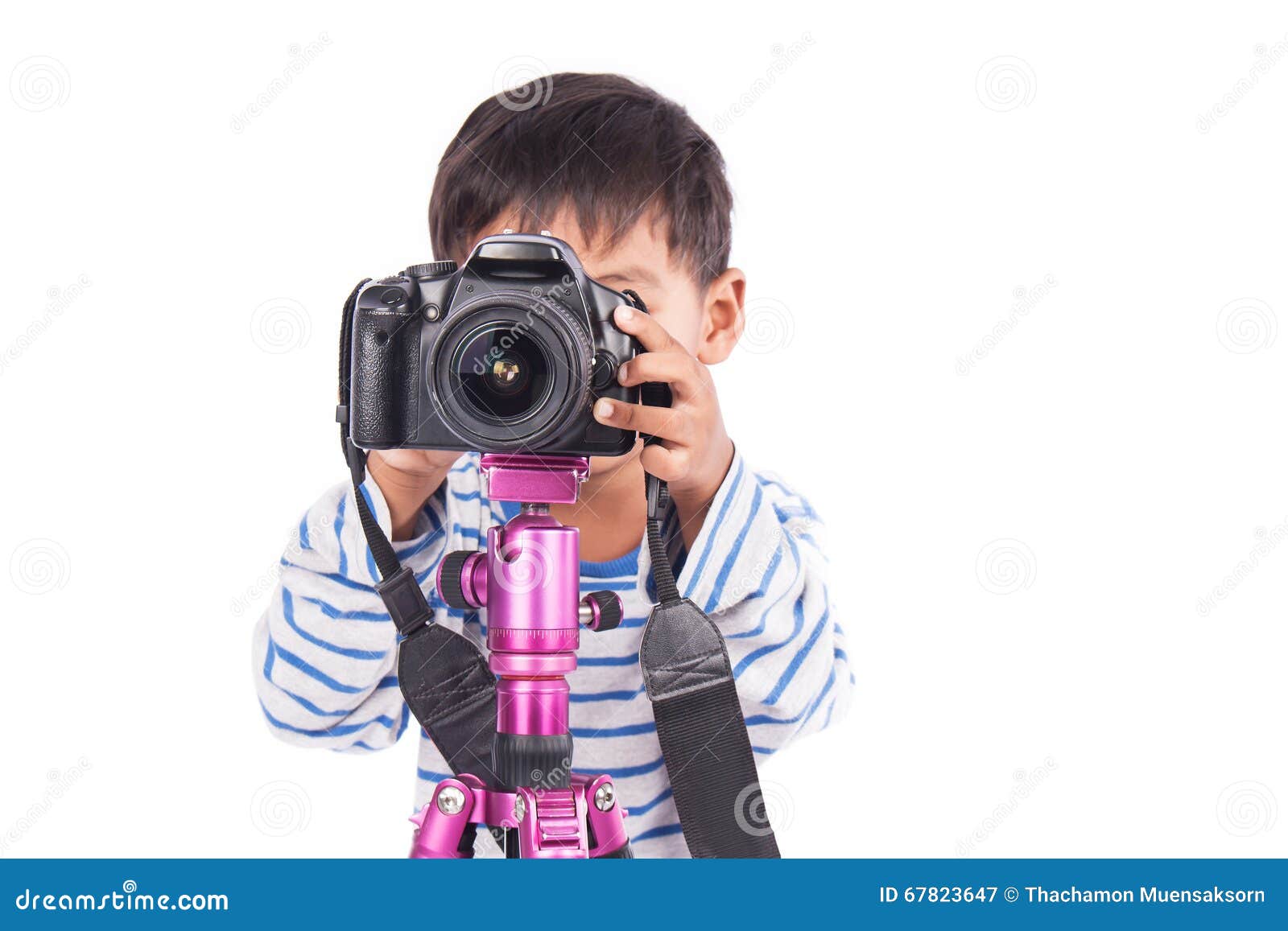 Cute Little Boy Taking Camera Stock Image - Image of child, lens: 67823647