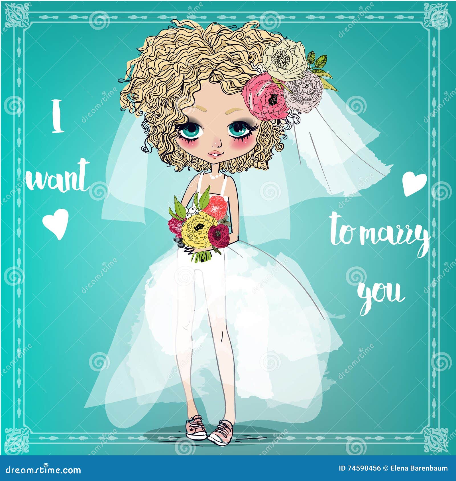Cute Little Bride Stock Illustrations – 1,361 Cute Little Bride Stock ...