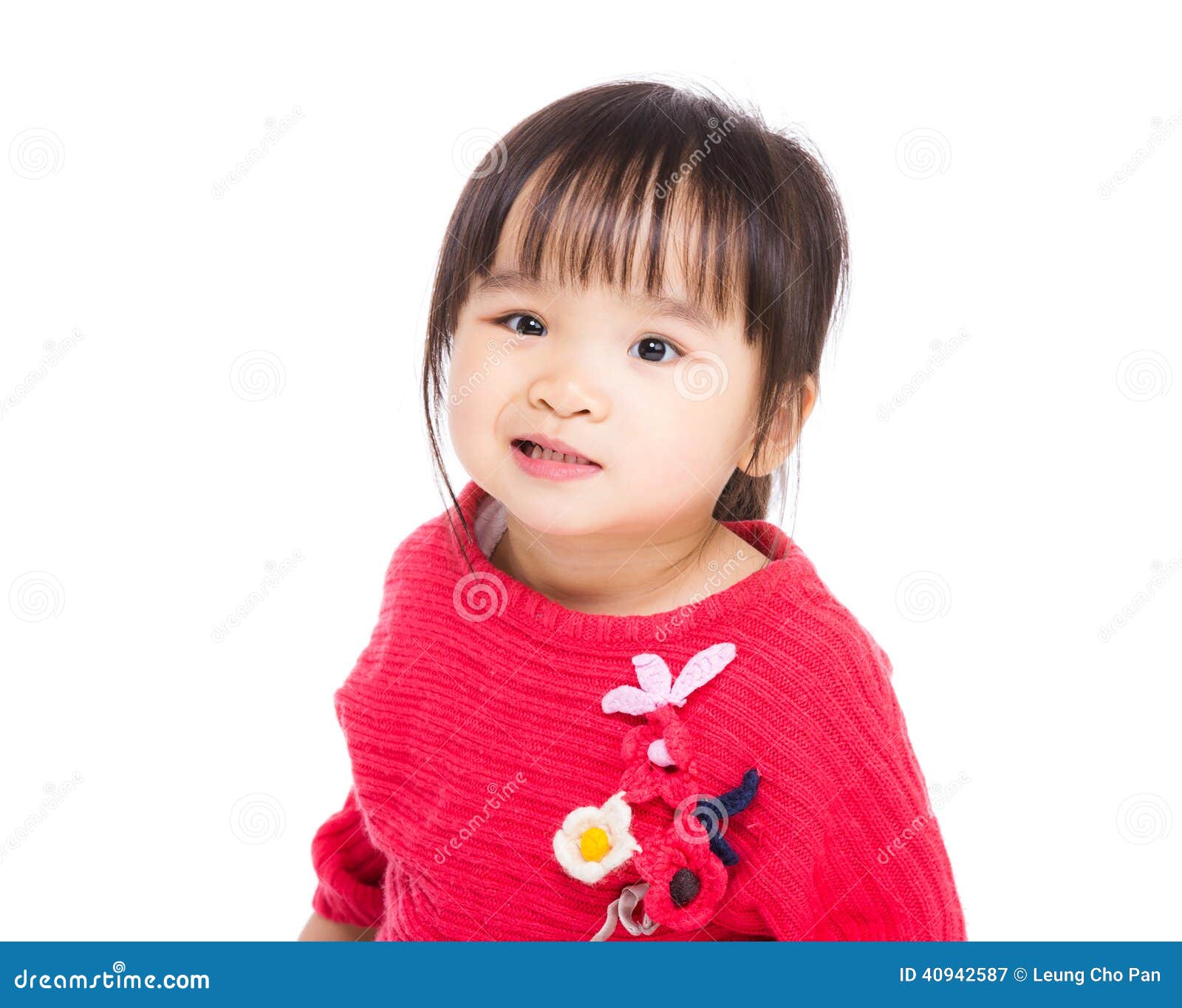 Cute little child stock image. Image of closeup, hair - 40942587