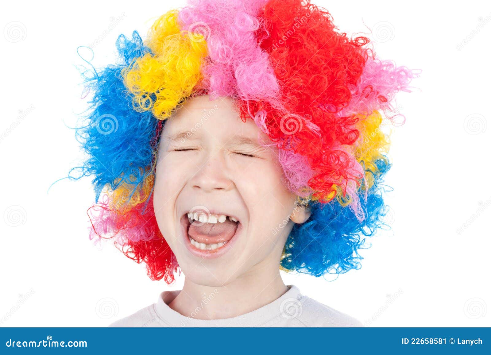 Cute little clown stock image. Image of bright, cute - 22658581