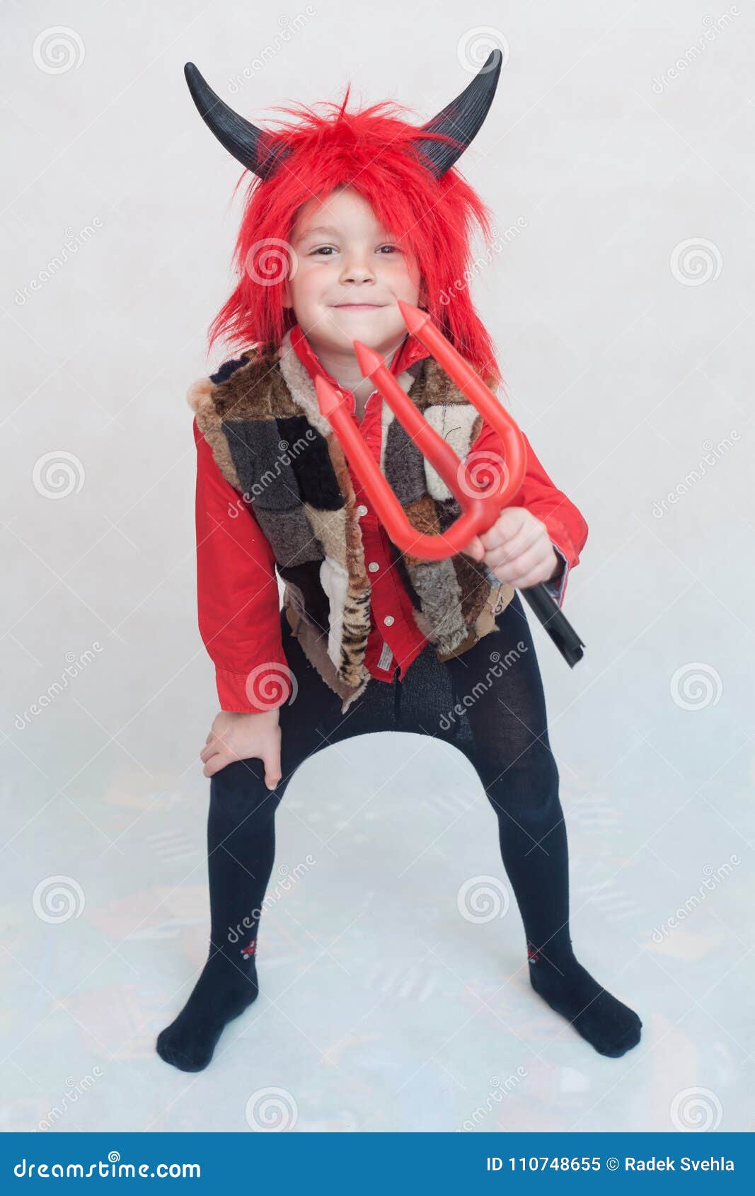 Cute little devil stock image. Image of fantasy, halloween - 110748655