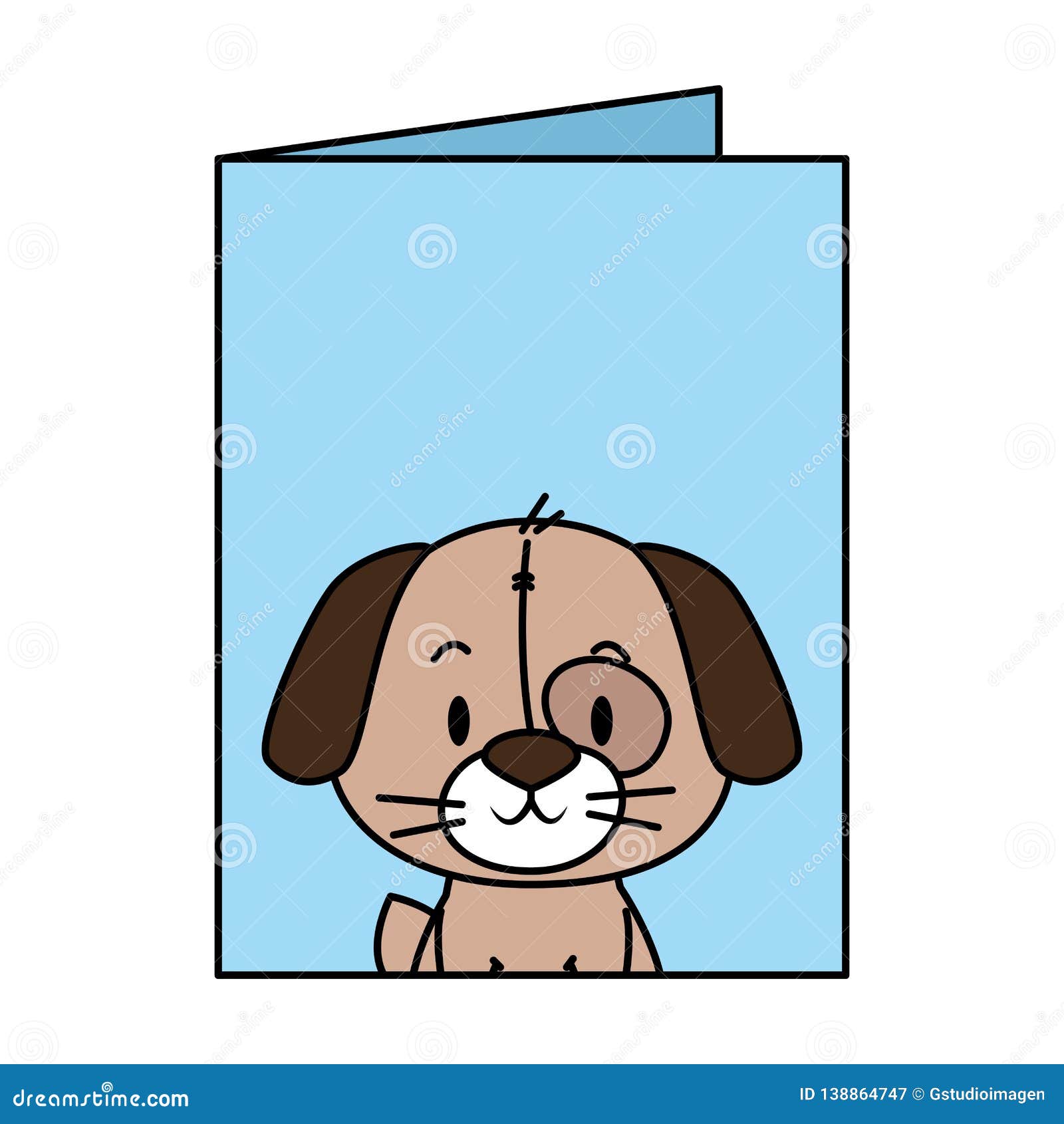 Cute little dog character stock vector. Illustration of imagination ...