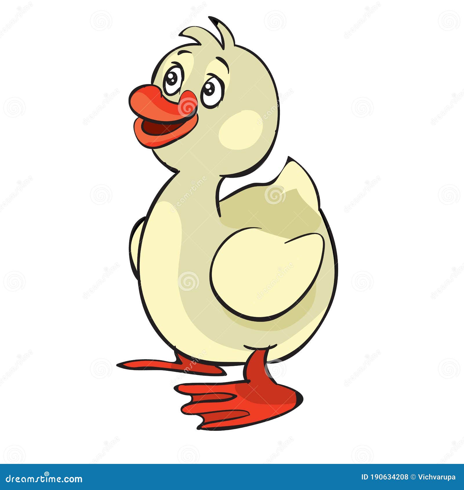 Duckling Cartoon Illustration | CartoonDealer.com #54111749