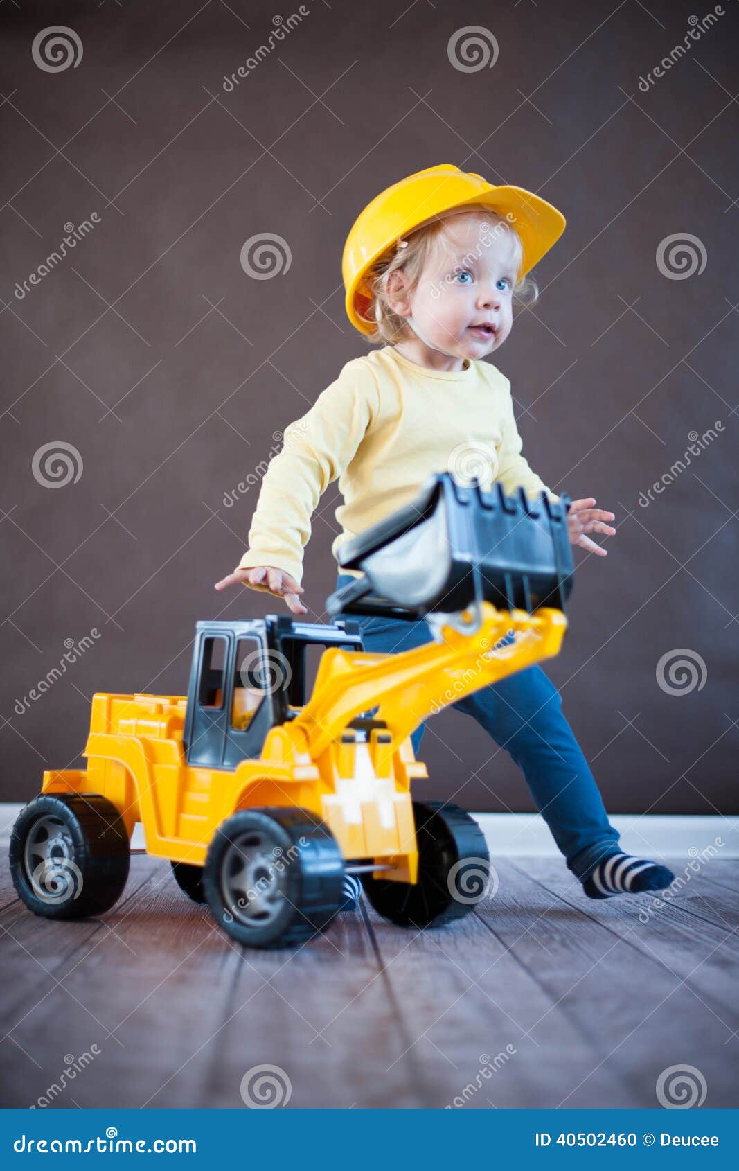 Cute Little Engineer stock photo. Image of mover, building - 40502460