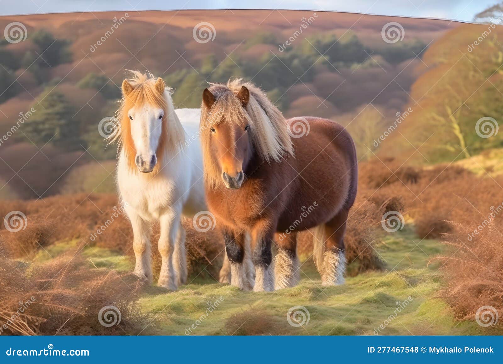 Cute Little Funny Pony. Neural Network AI Generated Stock Illustration ...