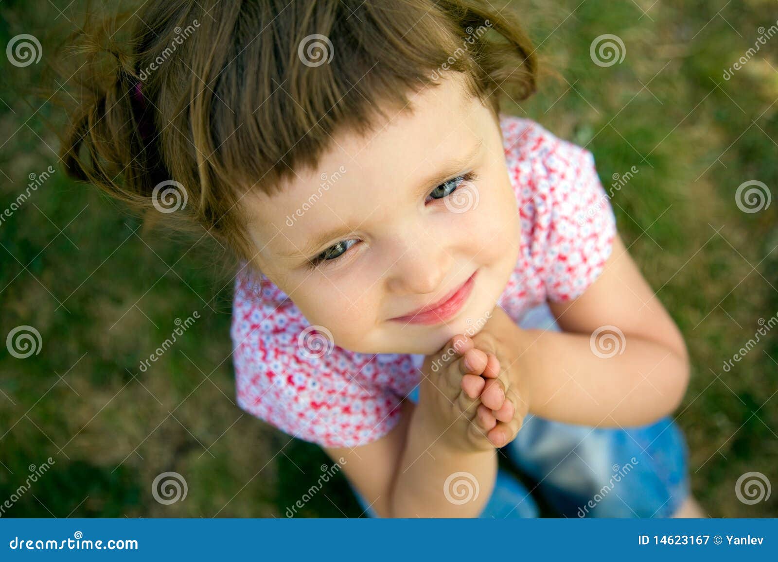 Cute Little Girl Praying stock image. Image of believe - 14623167