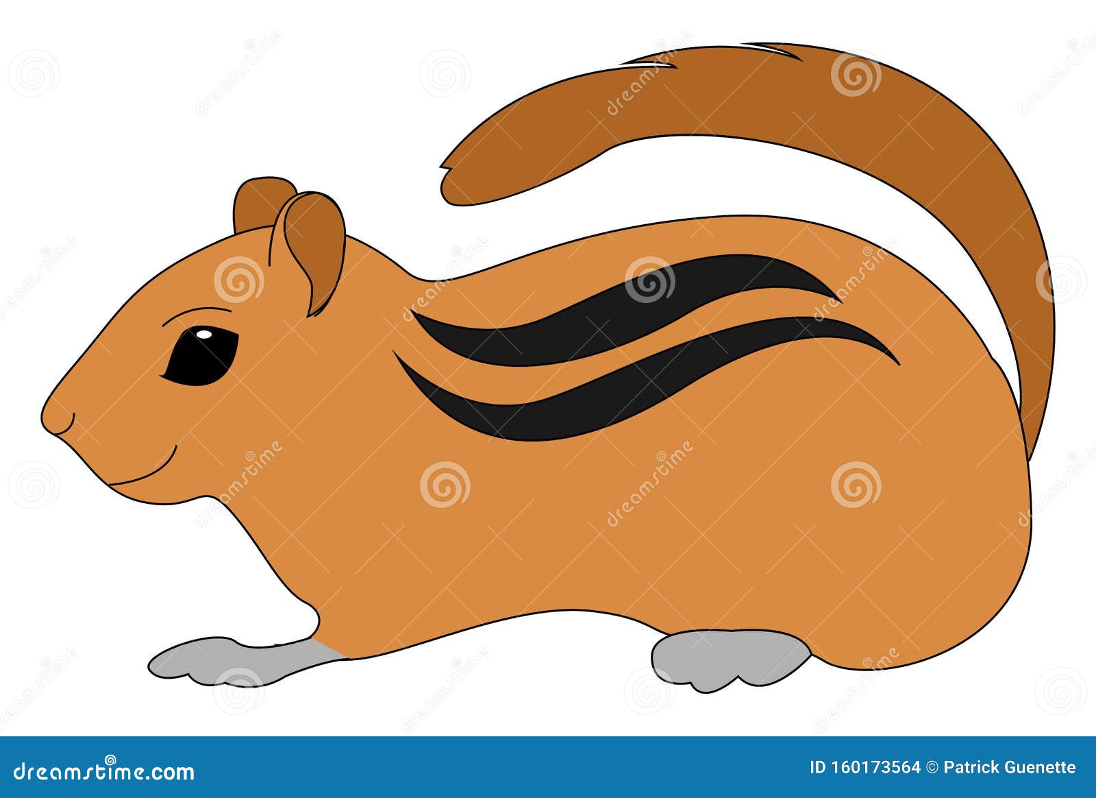 Cute Little Gopher, Illustration, Vector Stock Vector - Illustration of ...
