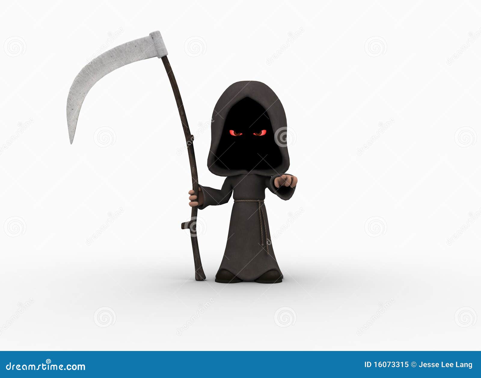 Grim Reaper With Scythe, Death Pointing Finger. I Want You Dead ...