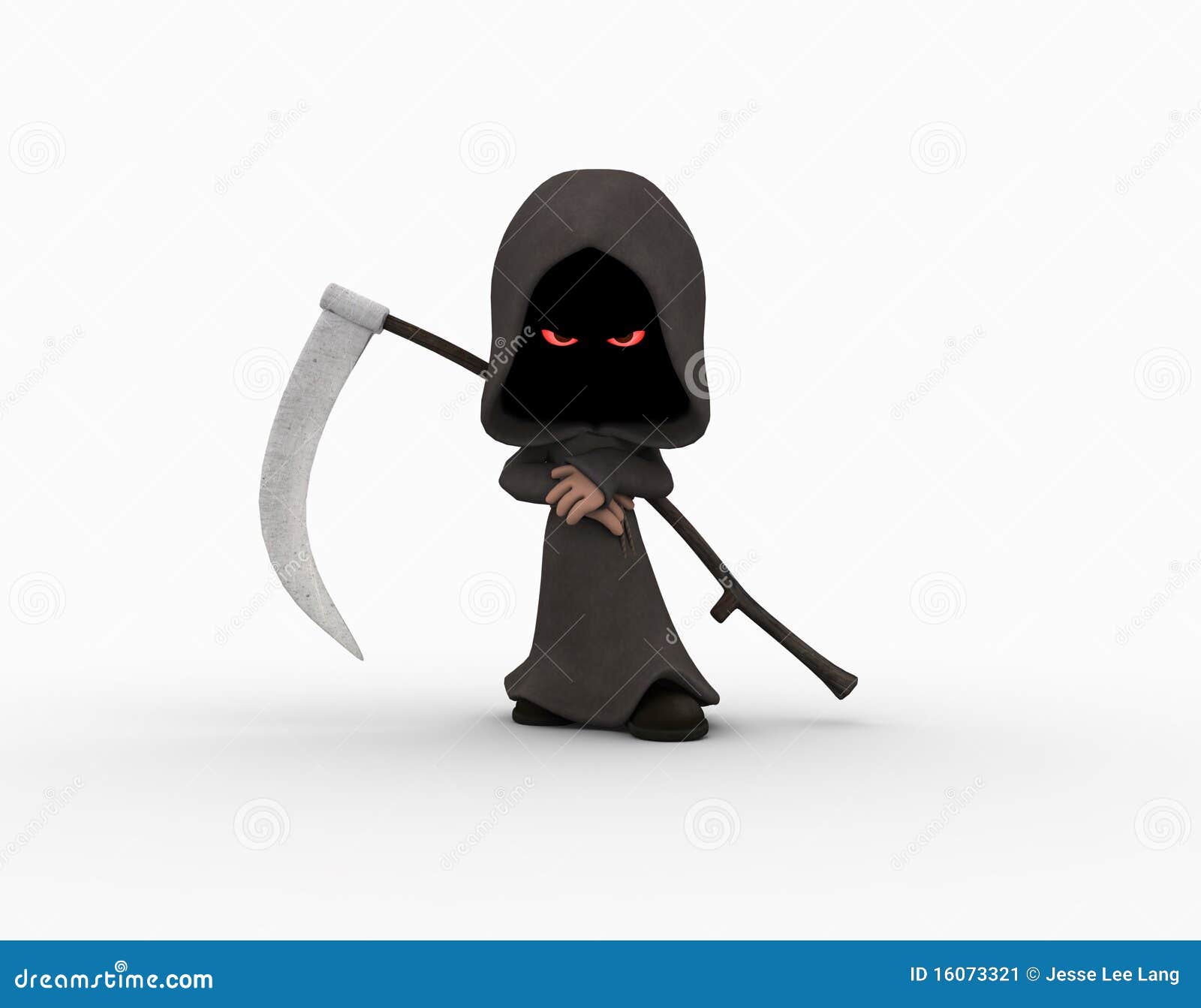 Grim Reaper With Scythe, Death Pointing Finger. I Want You Dead ...