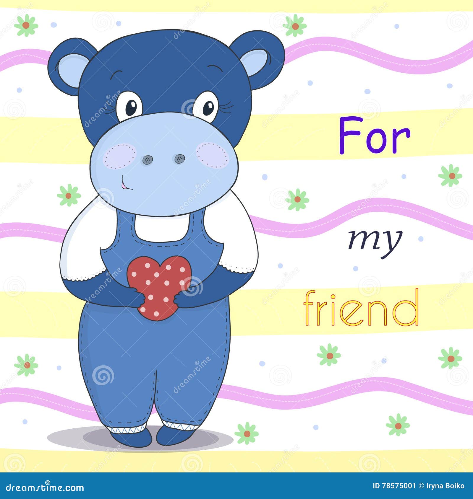 Sample Comic Pattern Background. Fairytale Colorful Cute House In ...