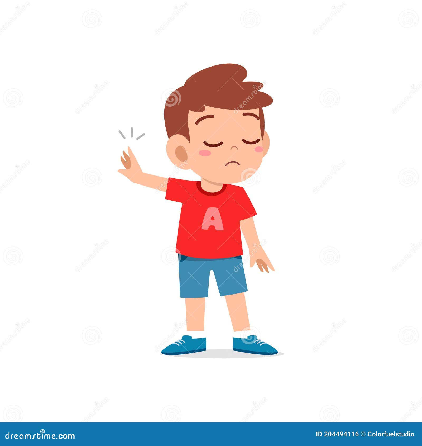 Emoticon Refuse Money Illustration. Character Vector | CartoonDealer ...