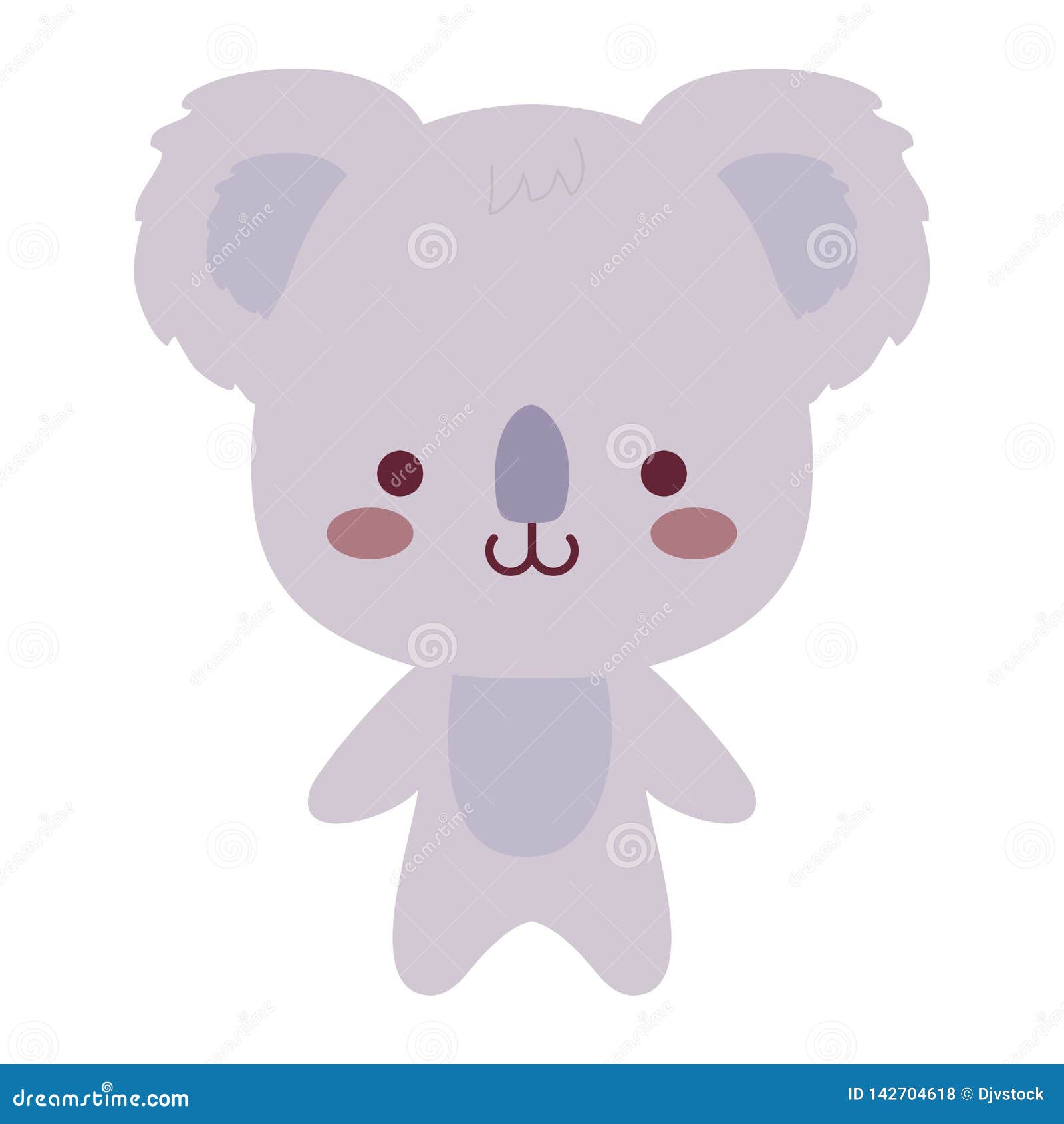 Cute and Little Koala Character Stock Vector - Illustration of lovely ...