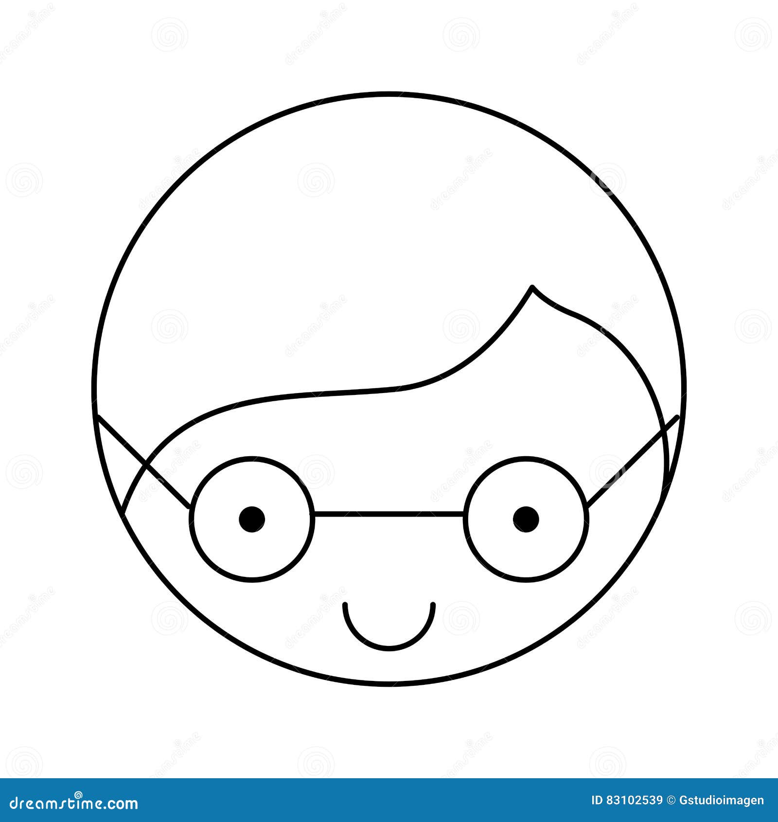 Cute little man character stock illustration. Illustration of design ...