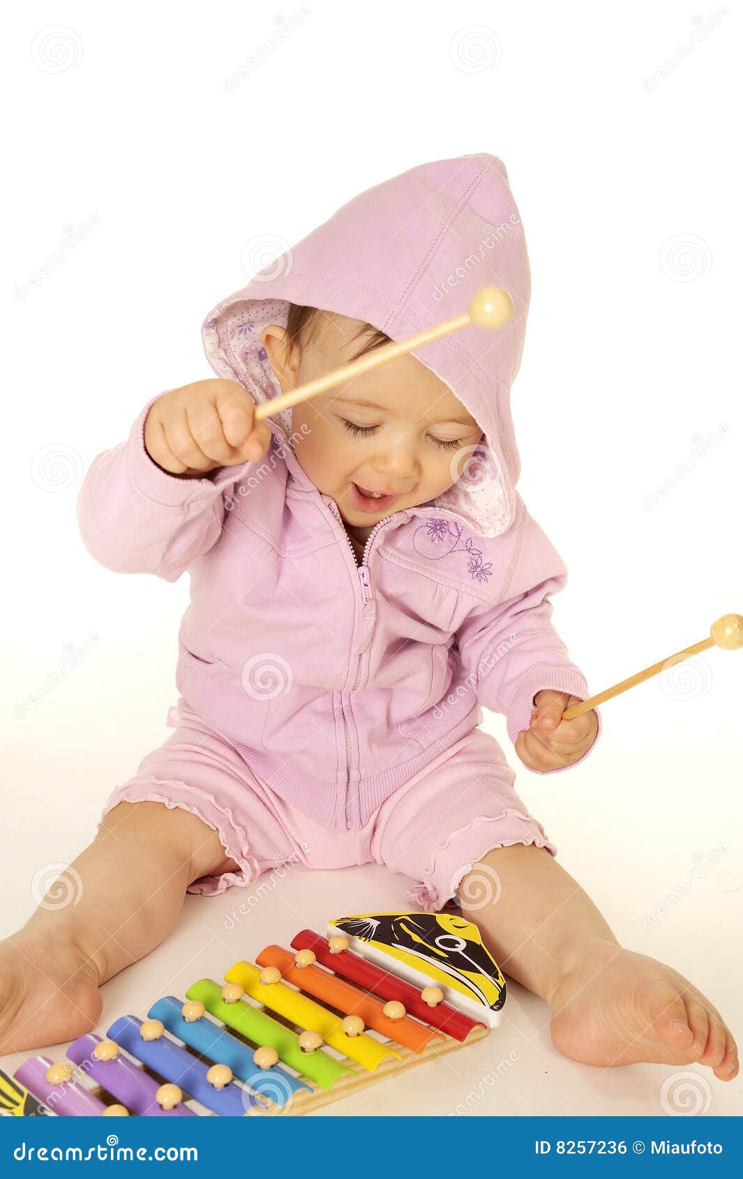 Cute Little Musicians Play Some Instruments Stock Photo - Image of ...