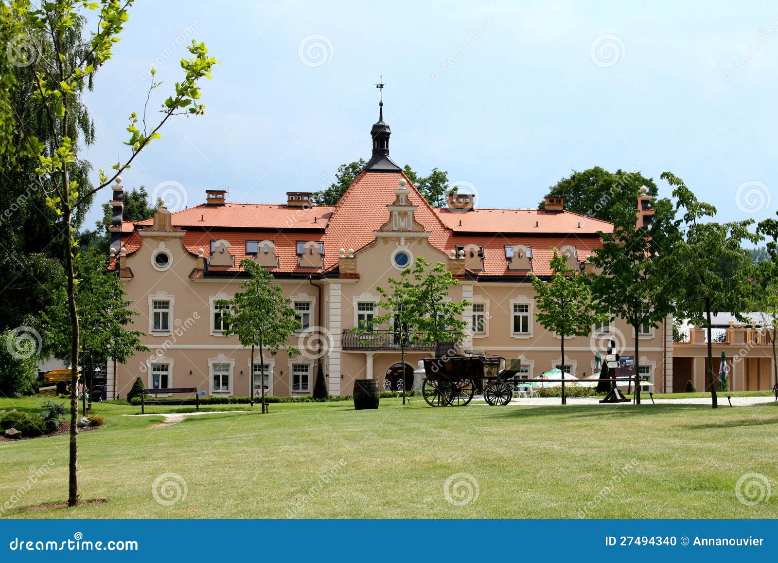Cute little palace stock photo. Image of czech, eastern - 27494340