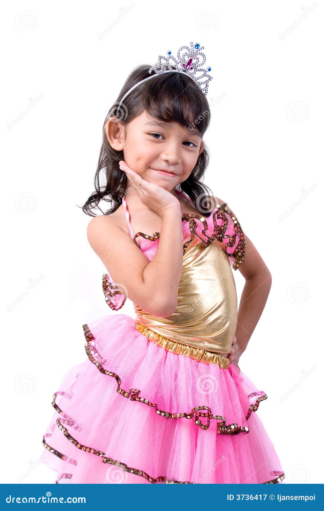 Cute little princess stock image. Image of small, princess - 3736417