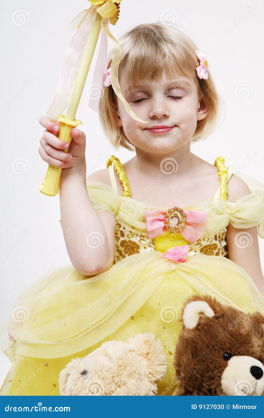 Cute little princess. stock photo. Image of magic, child - 9127030