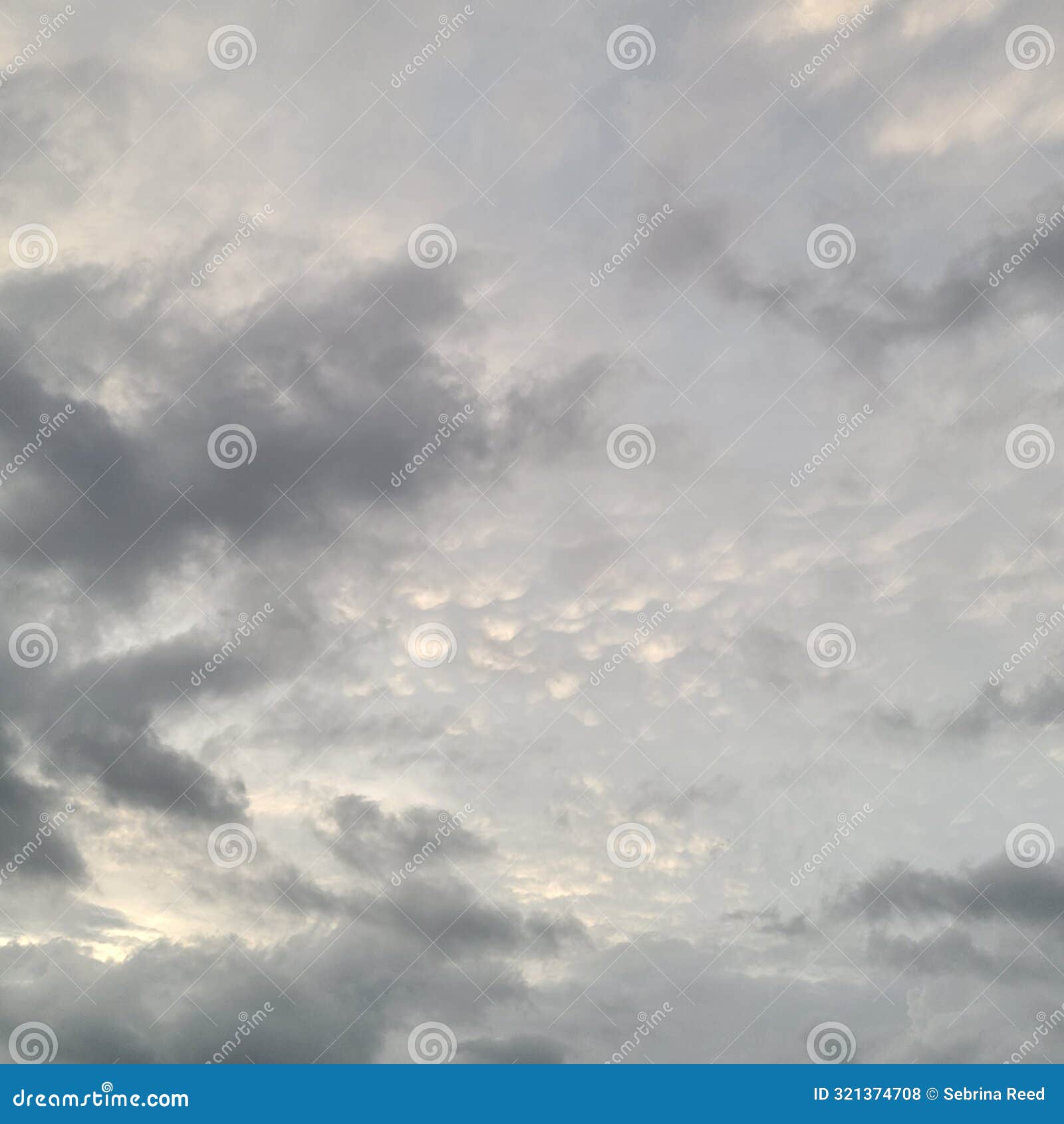 Cute Little Puffs of Clouds after a Storm Stock Photo - Image of cute ...