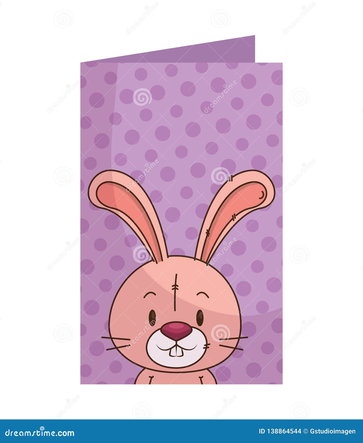 Cute Little Rabbit Character Stock Vector - Illustration of animal ...