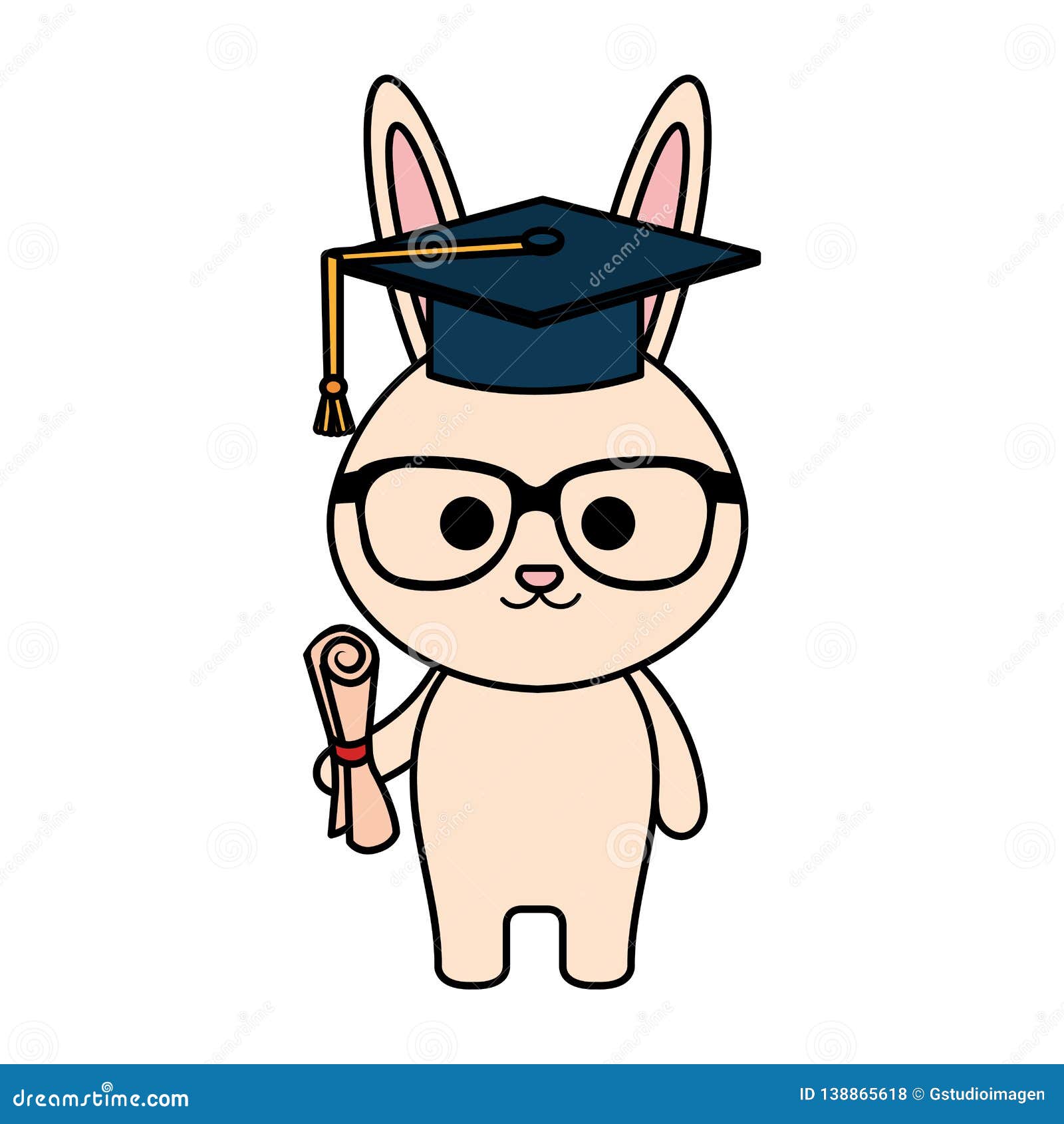 Cute Little Rabbit Character Stock Vector - Illustration of bunny, cool ...