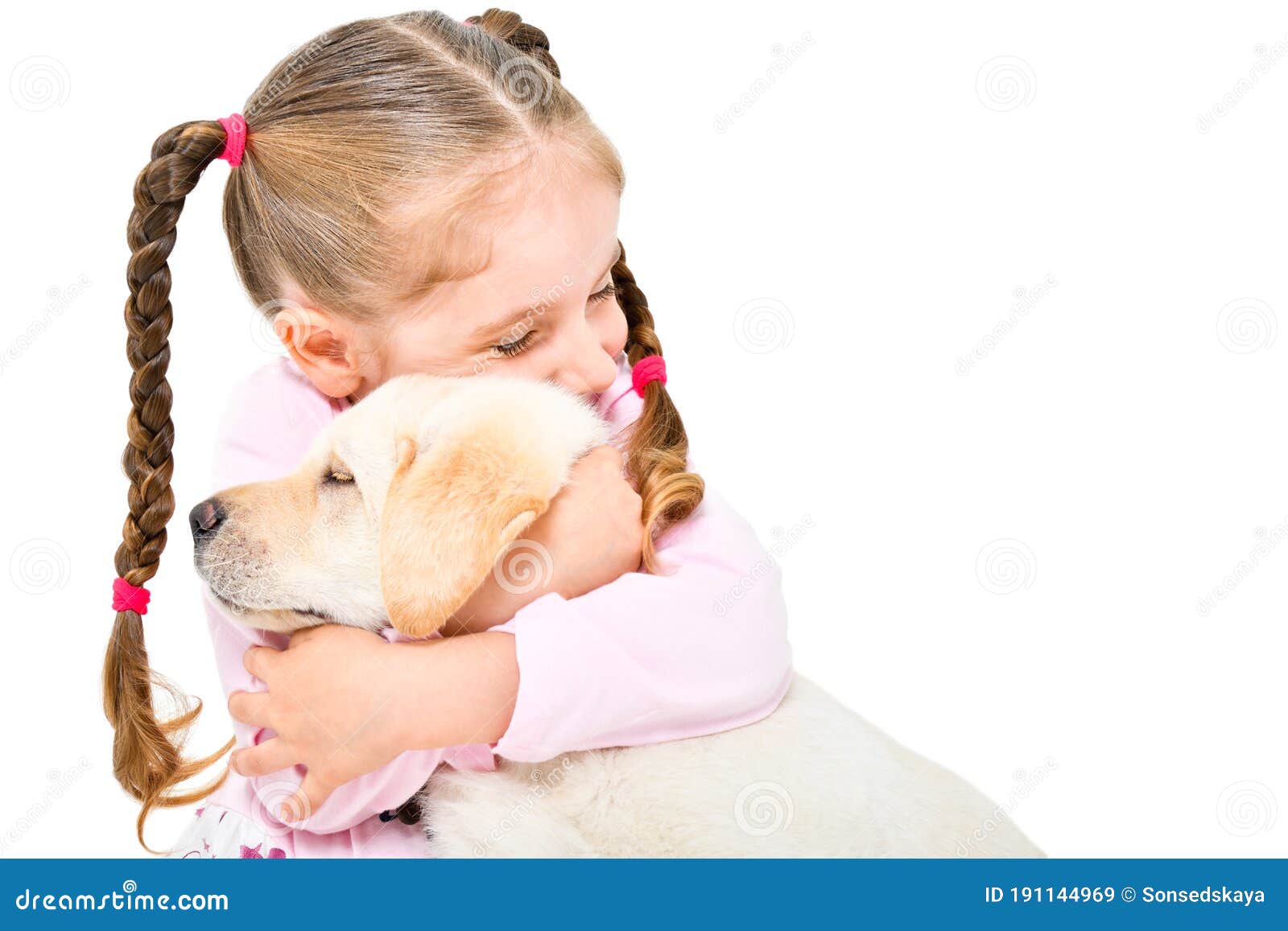 Cute Little Smiling Girl Hugging Labrador Puppy Stock Image - Image of ... Cute Little Smiling Girl Hugging Labrador Puppy Stock Image - Image of ...