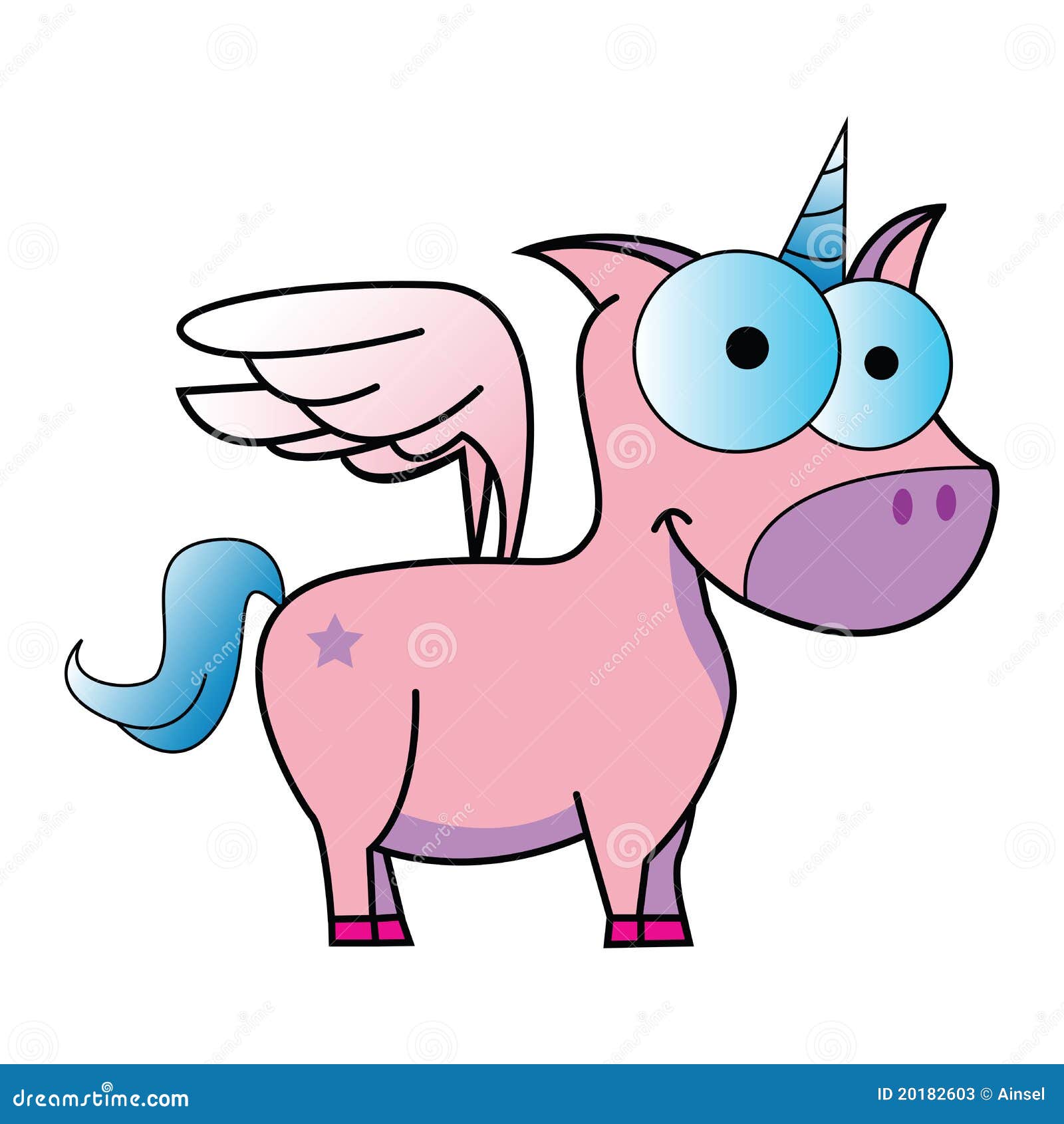 Cute Little Unicorn Stock Photos - Image: 20182603
