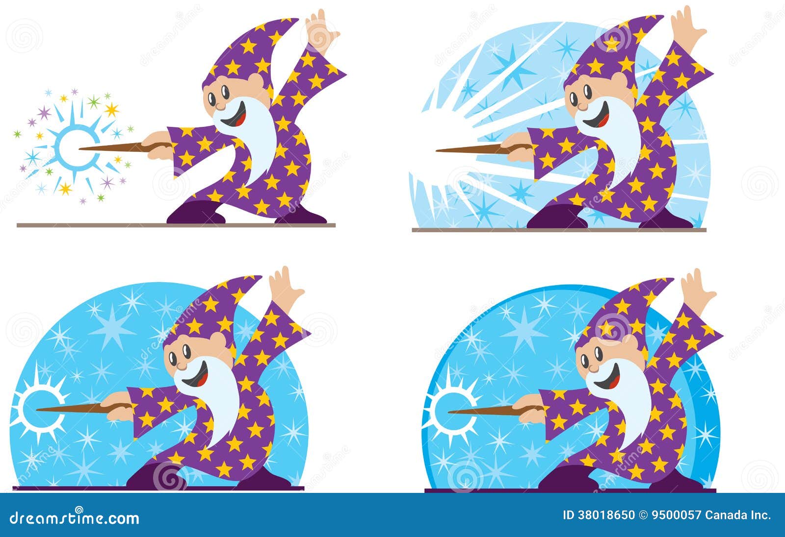 Cute little wizard stock vector. Illustration of magician - 38018650