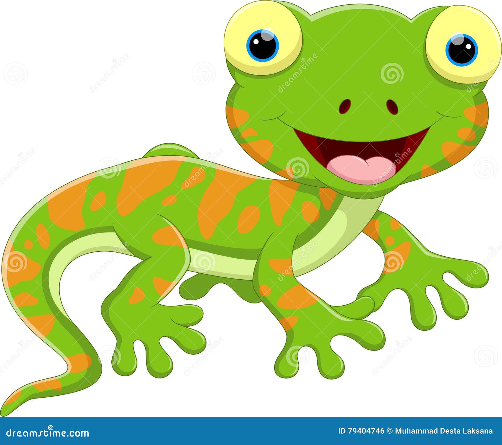 Cute lizard cartoon stock illustration. Illustration of babyish - 79404746
