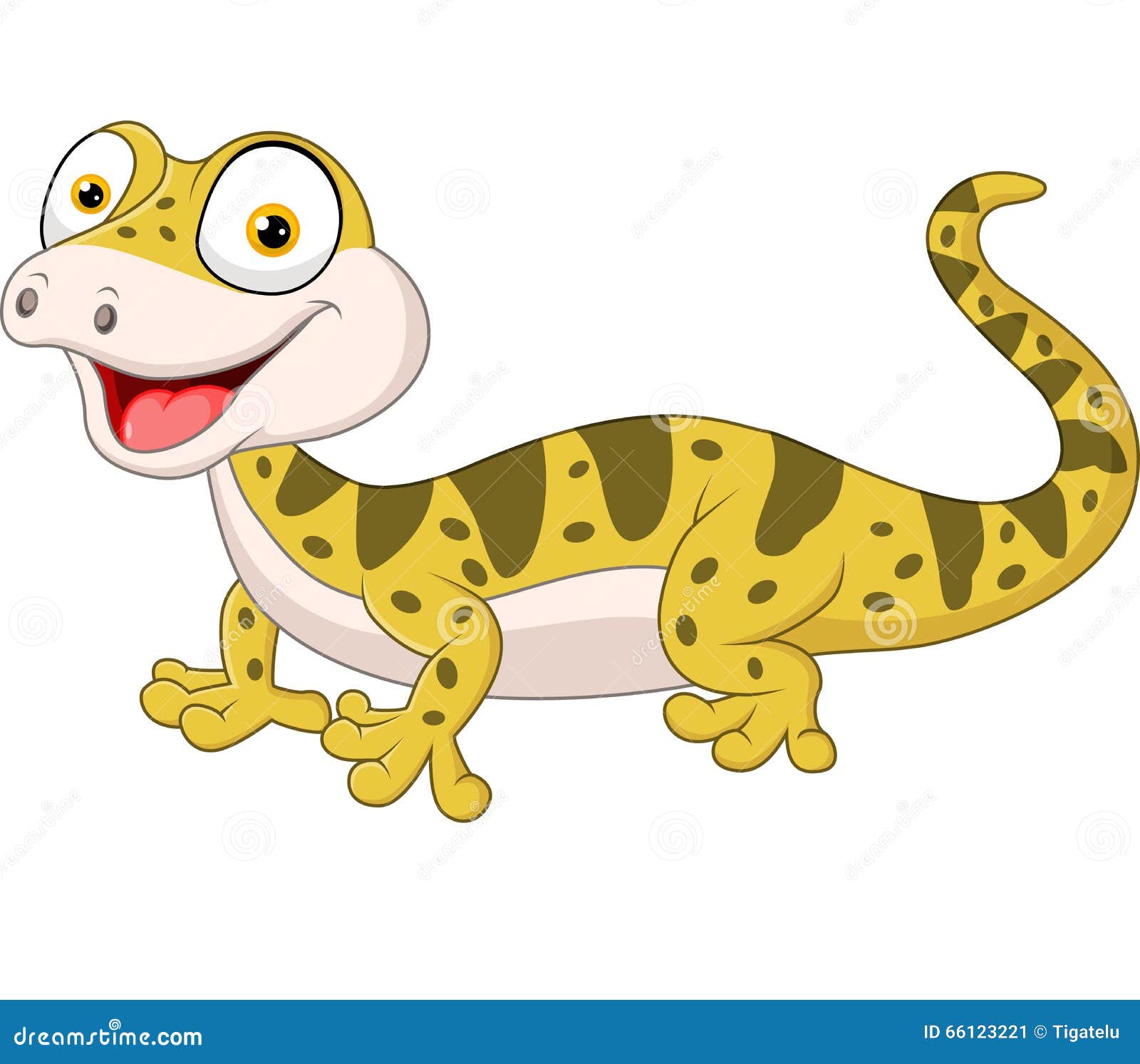 Cute Lizard Cartoon Stock Illustration | CartoonDealer.com #76504615