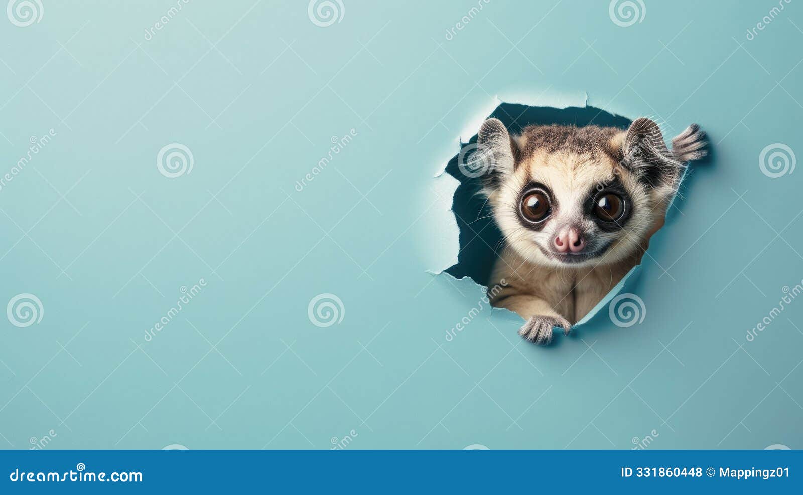 Cute Loris Animal Warrior 3D Game Model | Generative AI Stock Image ...