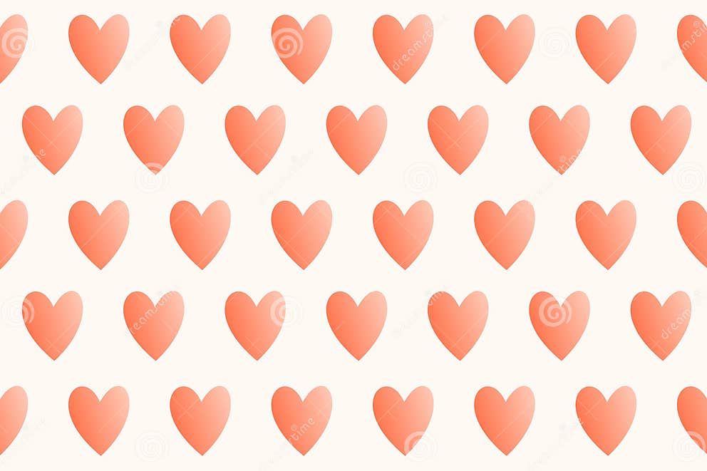 Cute Love Heart Pattern Backdrop for Textile Fabric Print Stock ...