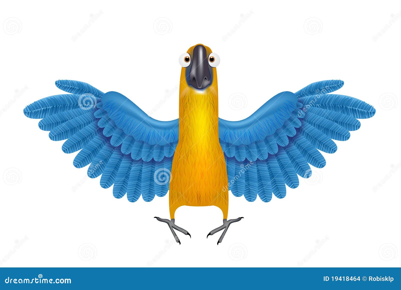 Cute Macaw Bird Cartoon | CartoonDealer.com #27316481
