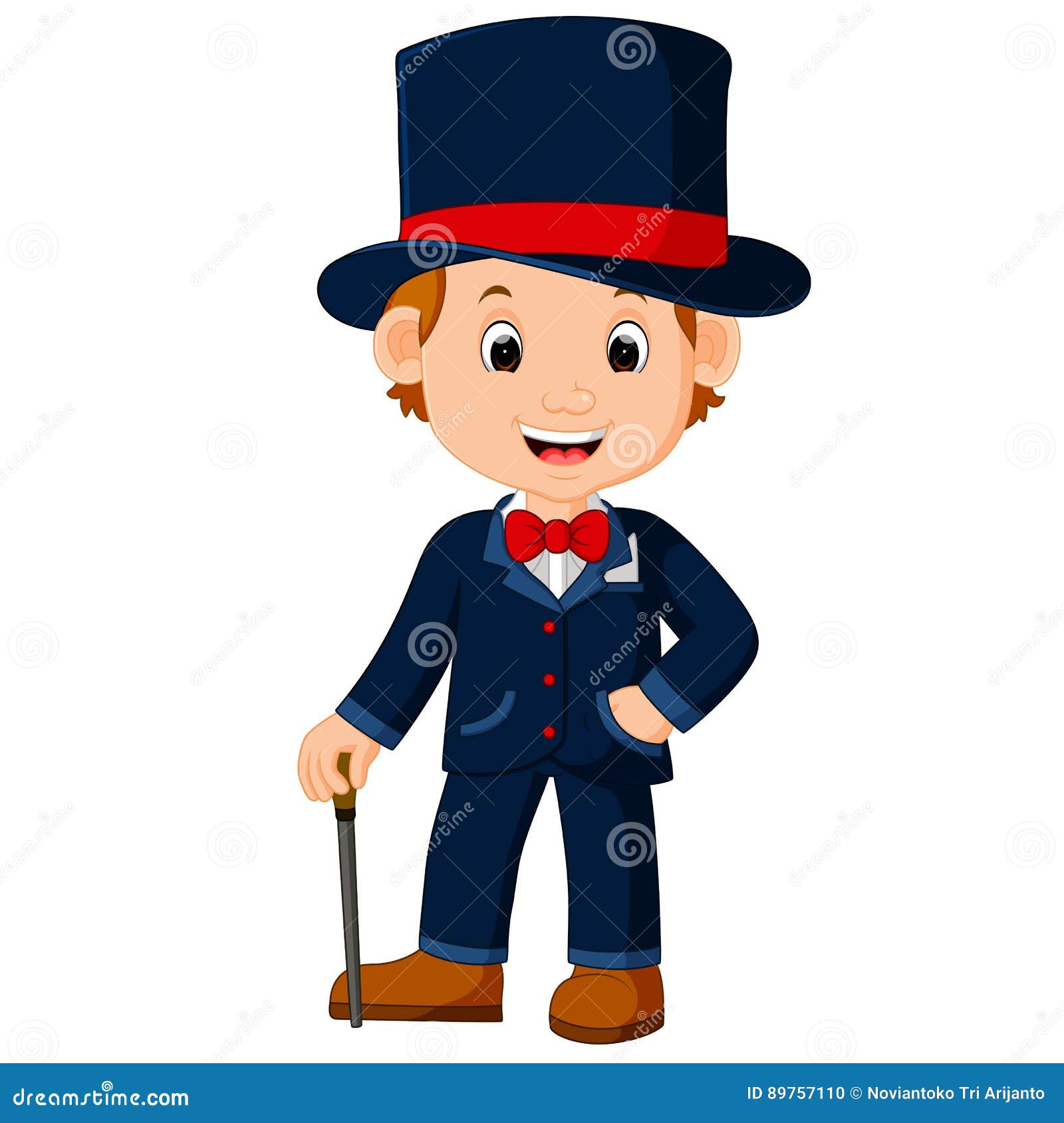 Cute magician cartoon stock vector. Illustration of costume - 89757110