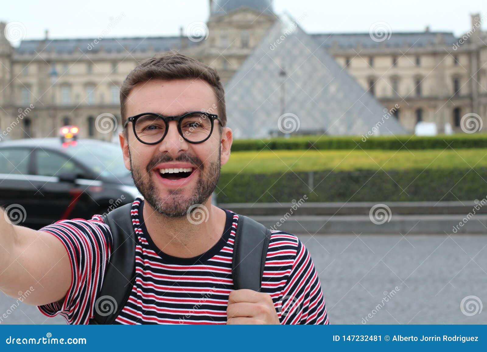 Cute Man Taking a Selfie Outdoors Editorial Photo - Image of european ...