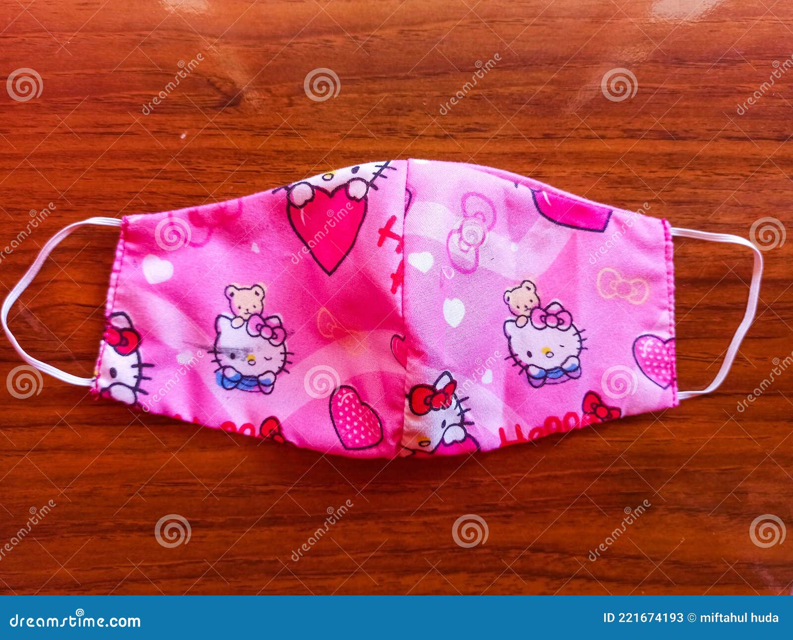 Cute Masks for Little Girls. Editorial Stock Photo - Image of textile ...