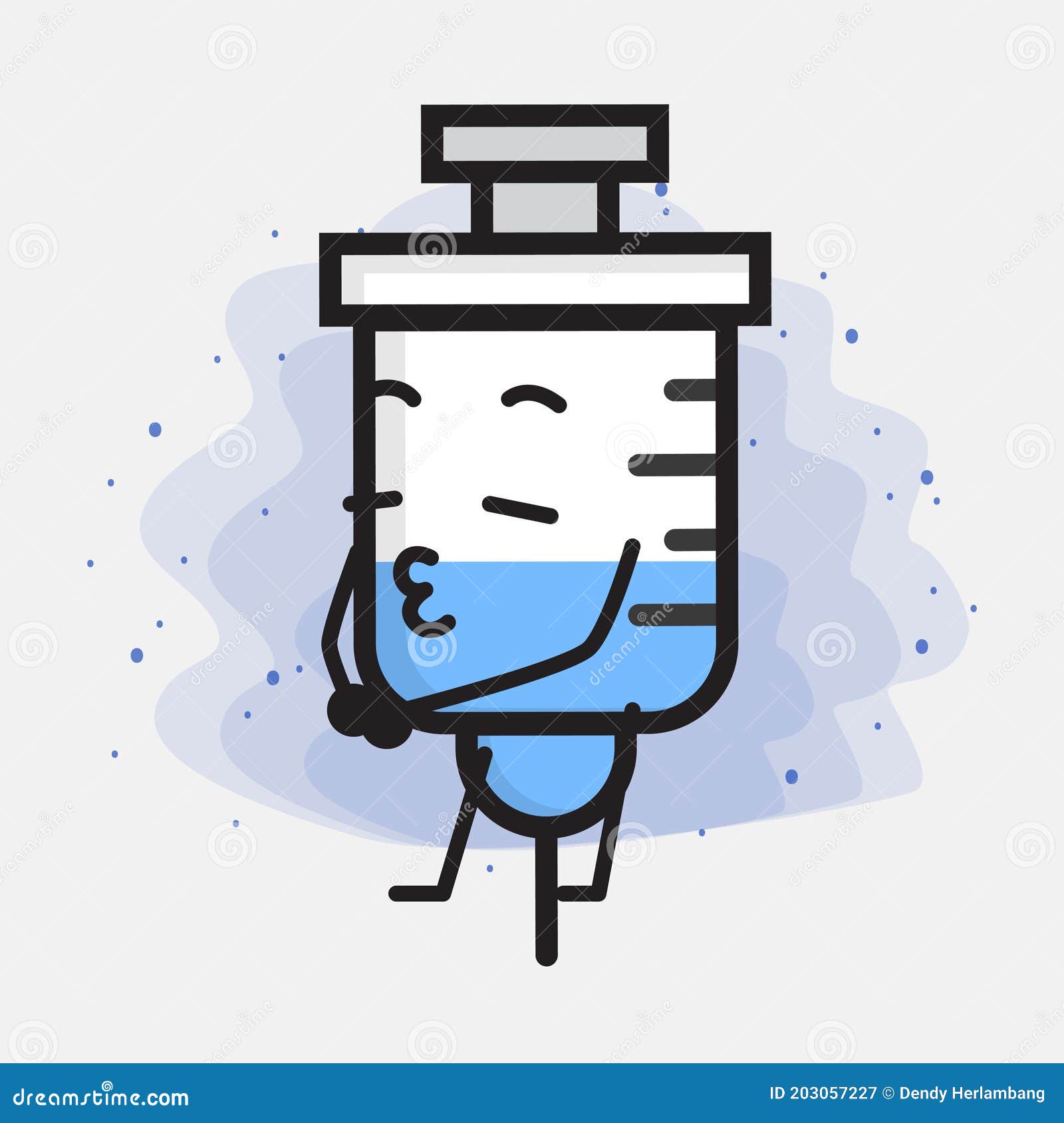 Cute Set Of Medical Symbols. Vector Clipart In Health Icons. Hand-drawn ...