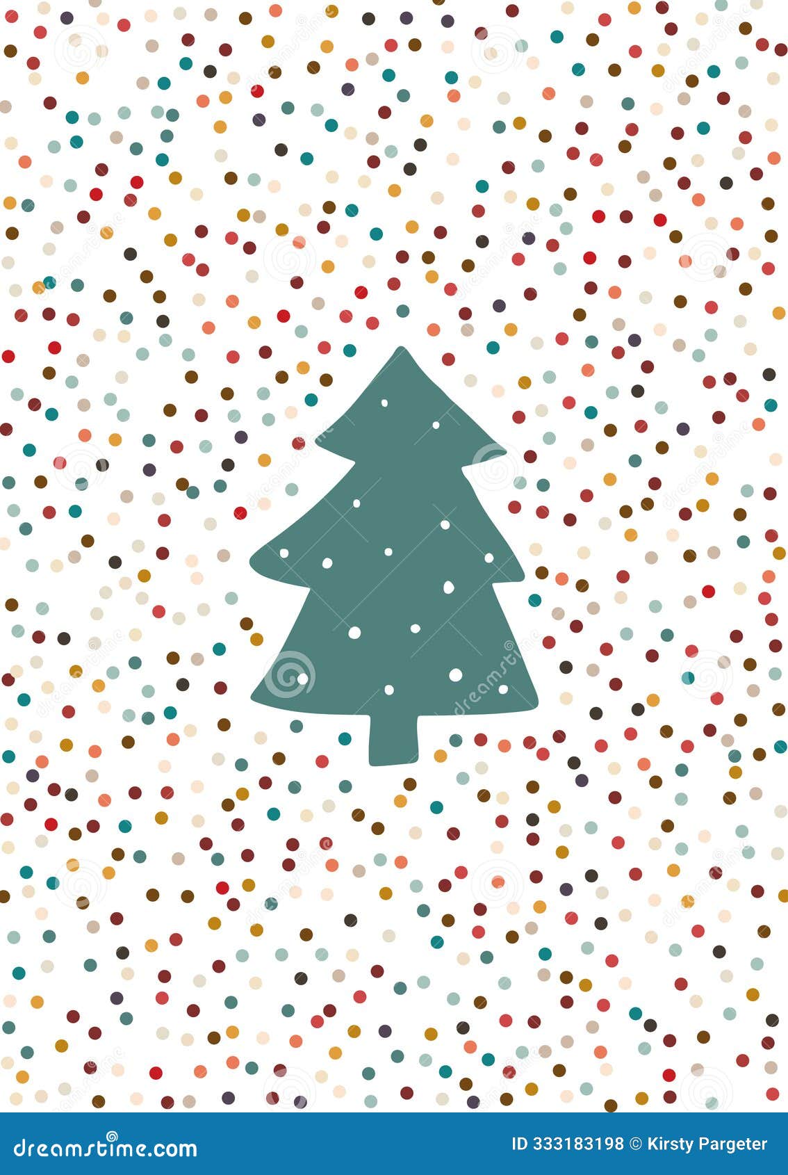 Cute Minimal Abstract Christmas Tree Background Design Stock ...