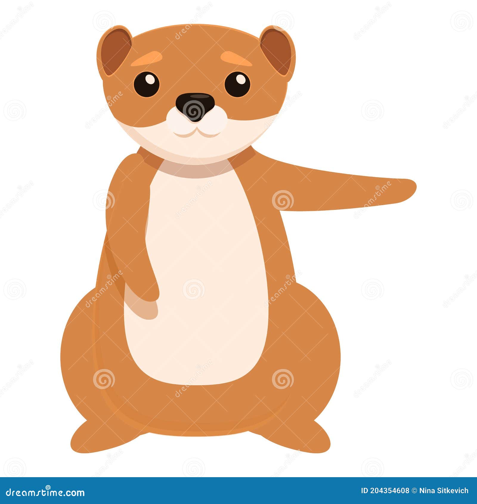 Mink Icon. Trendy Mink Logo Concept On White Background From Animals ...